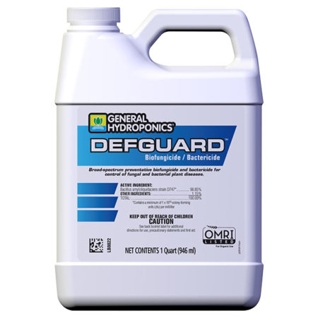 Defguard, Control fungus and bacteria in aquaponics.